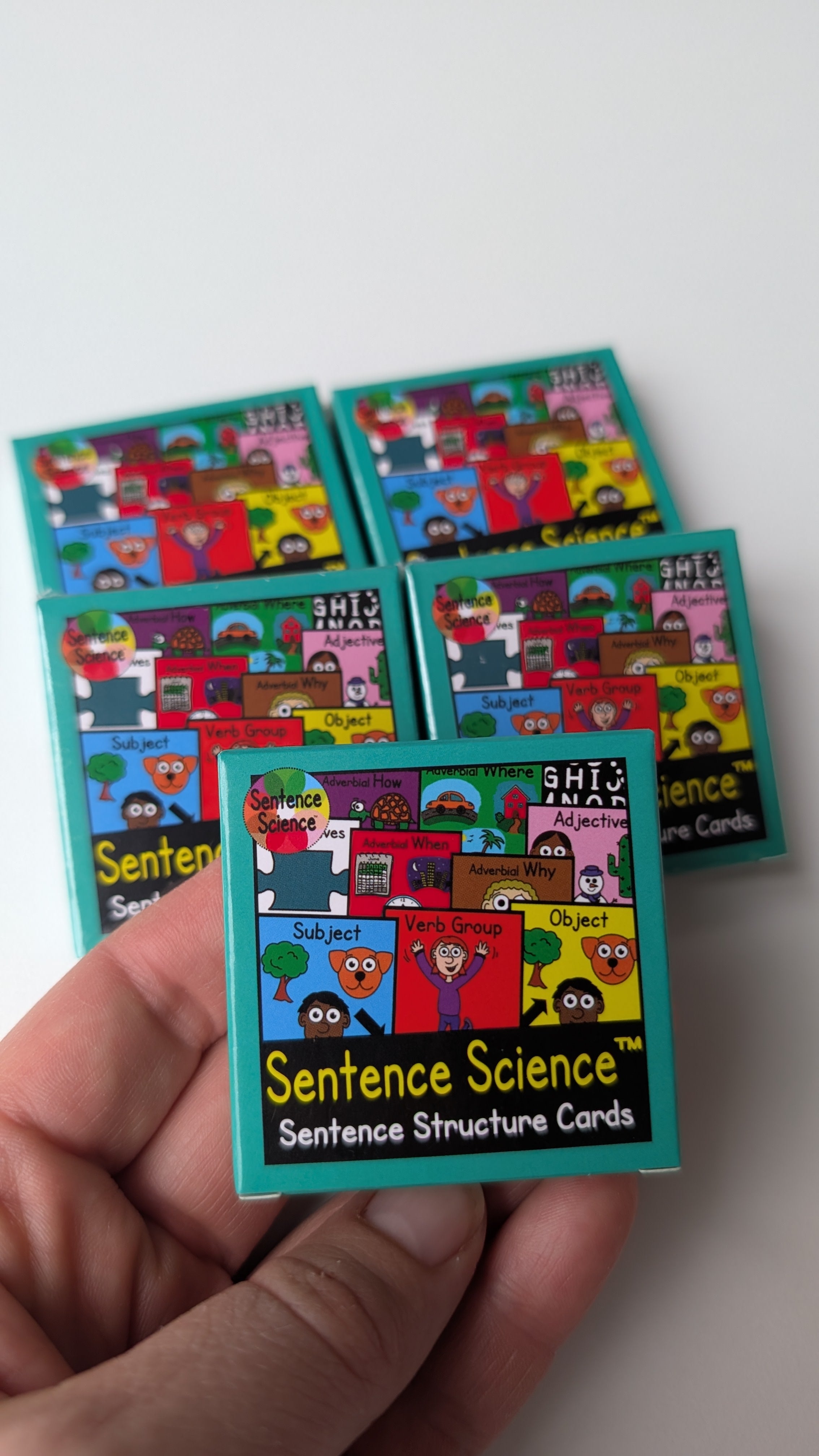 Sentence Science Student Card Set x 5 (Physical Card Sets) | Sentence ...